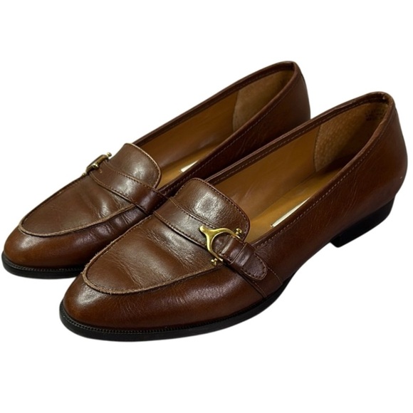 Etienne Aigner | Shoes | Vintage Camel Colored Leather Etienne Aigner ...